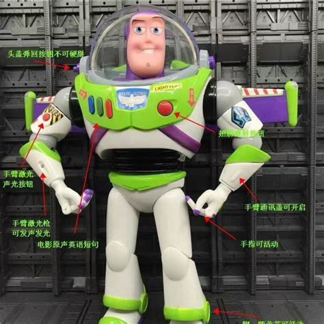 Boy Toy Buzz Lightyear Doll Toy Story Talking Sound Light Wings Doll