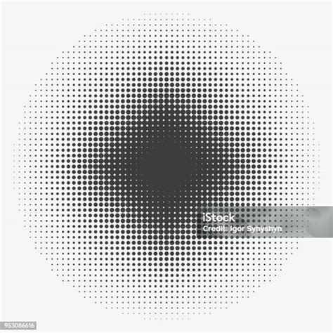 하프톤 서클 하프톤 도트 패턴을 추상화 합니다 평평한 유행 벡터 일러스트 레이 션 0명에 대한 스톡 벡터 아트 및 기타 이미지 0명 그레이 스케일 디자인 Istock