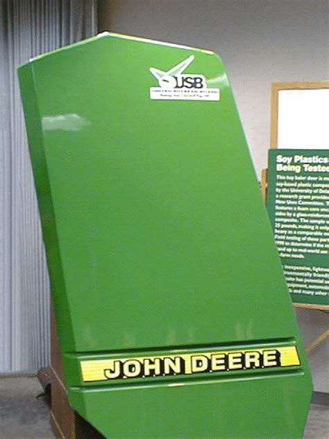 The First John Deere Round Hay Baler Panel Made With Triglyceride Based