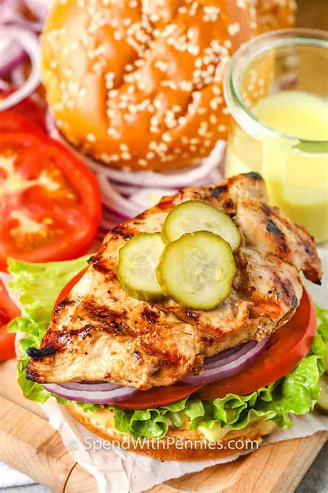 Grilled Chicken Sandwich Recipe Spicy Grilled Chicken Sandwiches
