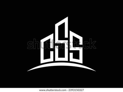 Letter Css Building Vector Monogram Logo Stock Vector Royalty Free 2393150327 Shutterstock