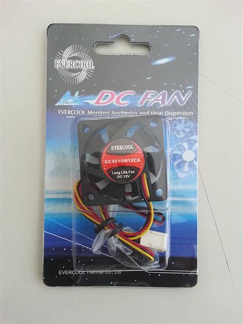 Evercool Fan Ec4010m12ca 40mm Case Fan Amazon Ca Electronics