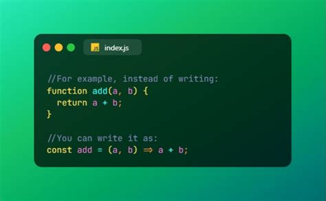 Minahil Akhtar On Linkedin Javascript Function Tip Use Arrow