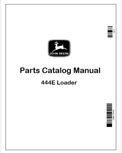 John Deere 444e Loader Parts Catalog Manual Pdf Pc2208