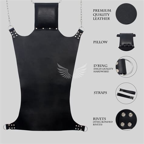 Leather Sex Sling Elite Bondage Gear