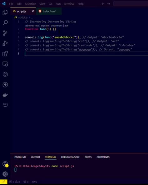 jatin kumar on linkedin increasing decreasing string javascript