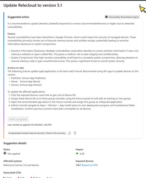 Security Copilot Vulnerability Remediation Agent In Microsoft Intune Microsoft Intune