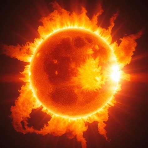 Premium AI Image Sun Image