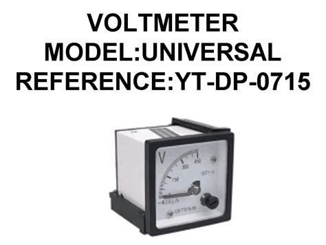 Voltmeter Mogen Shop