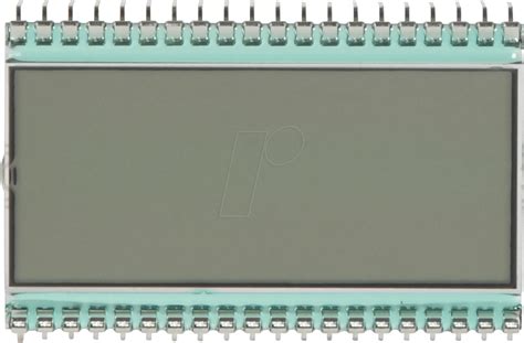 LCD 7S 3 5 13 B LCD 7 Segment 1x3 SZ H 12 7mm Bei Reichelt Elektronik