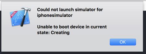 has anyone gotten this xcode simulator error i m running xcode 9 4