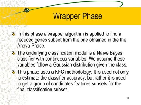 Application Of A Selective Gaussian Naïve Bayes Model For Diffuse Large