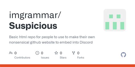 Github Imgrammarsuspicious Basic Html Repo For People To Use To