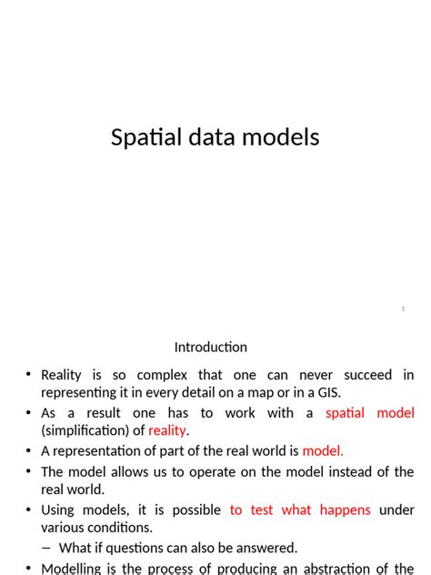 Part Ii Spatial Data Models Pdf Geographic Information System