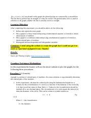 Graphing Linear And Nonlinear Relationships Experiment Course Hero