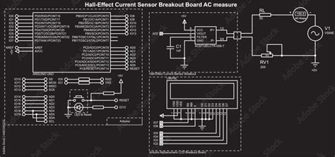 Vector Schematic Diagram Of Electronic Device On Arduino Connecting