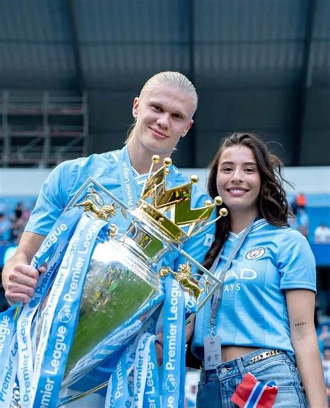 Isabel Haugseng Johansen And Erling Haaland Soccer Couples Players