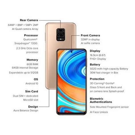 Note Pro Max Redmi Mobile Phone Memory Size Gb At Rs In Pune