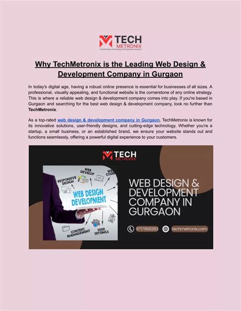 Ppt Techmetronix Web Design And Development Company In Gurgaon Powerpoint Presentation Id