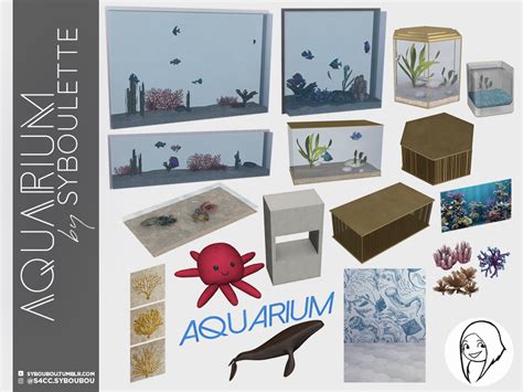 Aquarium Set 2020 The Sims 4 Build Buy Curseforge