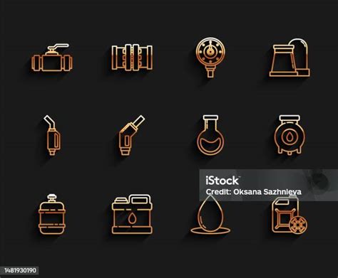 세트 라인 프로판 가스 탱크 산업 금속 파이프 및 밸브 오일 드롭 부동액 용기 가솔린 펌프 노즐 산업 공장 건물 및 테스트 튜브