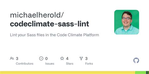 github michaelherold codeclimate sass lint lint your sass files in