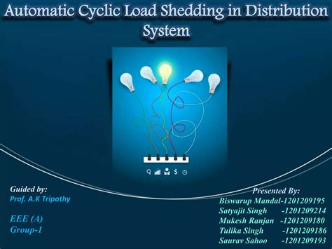 automatic load shedding using microcontroller ppt