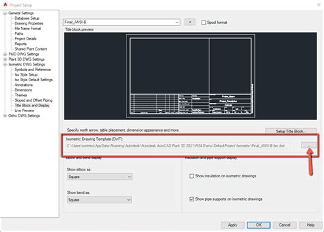 Iso Dwt Is Missing Or Corrupted When Creating An Autocad Plant 3d Isometric Drawing