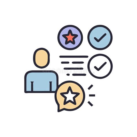 Dynamic Customer Experience Assessment Icon Stock Vector Illustration