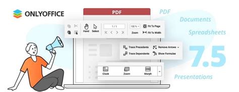 meet onlyoffice docs v7 5 a built in pdf editor automatic hyphenation