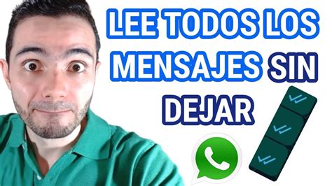 Leer Mensajes De Whatsapp Sin Dejar En Visto ☑️ Truco De Whatsapp Youtube
