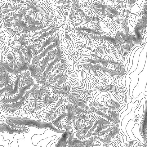 Topographic Map Contour Background Topo Map With Elevation Contour Map Vector Geographic