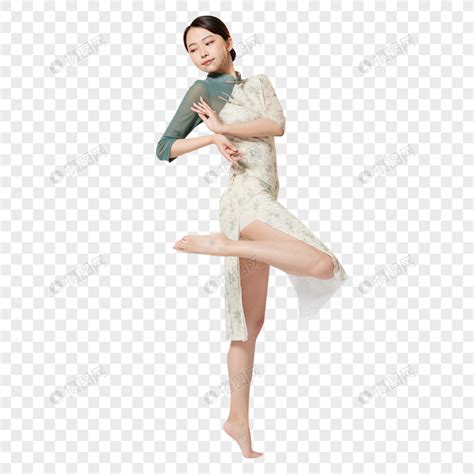 古典东方旗袍美女舞者跳舞元素素材下载 正版素材401919880 摄图网