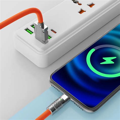 Cáp Sạc Nhanh 120w Cá Mập Bọc Thép Usb Ra Type C Dây Silicon Dài 1 5m