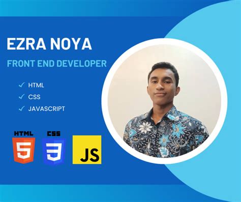 Be Your Front End Web Developer Convert Your Design To Html By Ezranoya Fiverr
