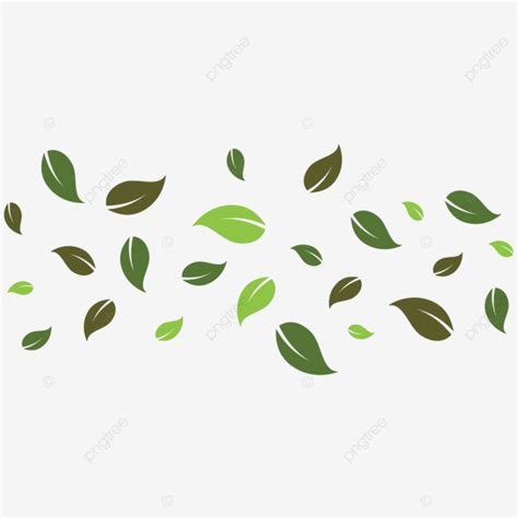 Flying Leaves Vector Hd Png Images Flying Leaves Logo Vector Template