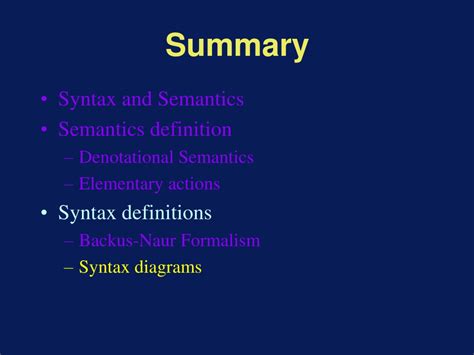 Ppt Syntax And Semantics Understanding Programming Language Concepts Powerpoint Presentation