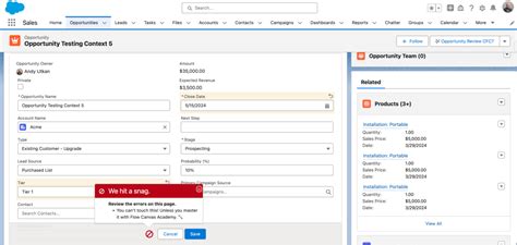 Four Tips For Leveraging Custom Errors In Flows Salesforce Break
