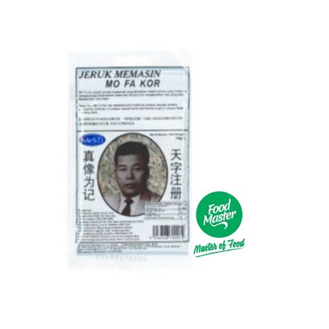 Jeruk Memasin Mo Fa Kor 16g Free Premium Packing Lazada