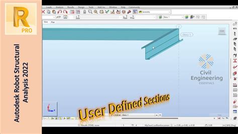 User Defined Sections And Custom Sections In Autodesk Robot Youtube