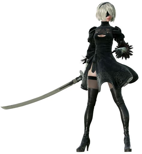 2b Render From Nier Automata Nier Automata Automata Neir Automata
