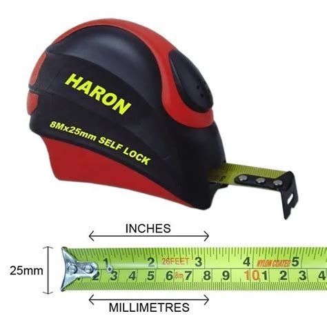 Taylor Safety Equipment Haron Tm825 8m X 25m Tape Measure