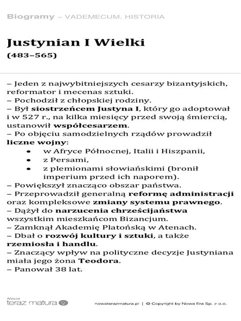 Biogram Justynian I Wielki Pdf