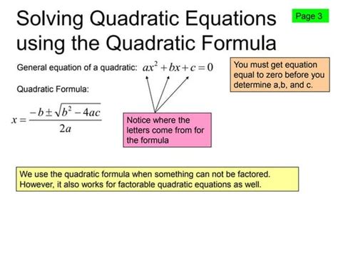 Quadratic Inequalities Ppt