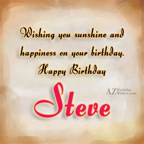 Happy Birthday Steve