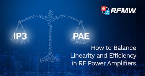 How To Balance Linearity And Efficiency In Rf Power Amplifiers Rfmw Blog