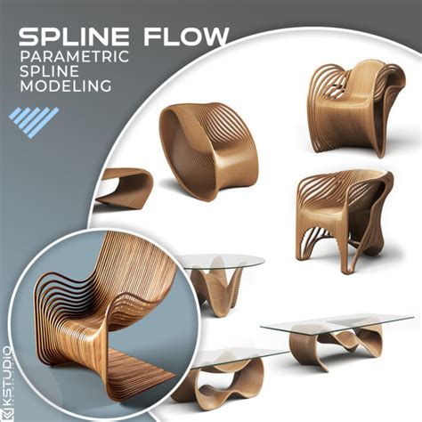 Spline Flow Parametric Spline Modeling Kstudio Ds Max Plugins