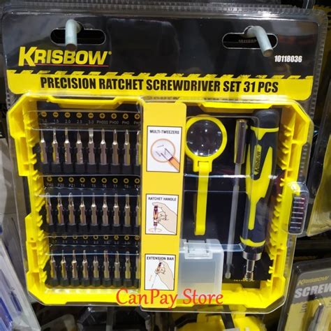 Jual Krisbow Set Obeng 31 Pcs Shopee Indonesia