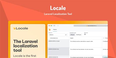 Locale Laravel Localization Tool Made With Laravel
