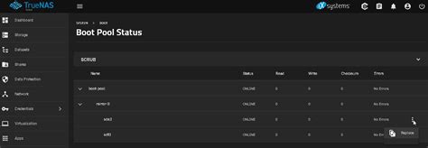 Replace Drive In Boot Pool Options Missing Truenas Community